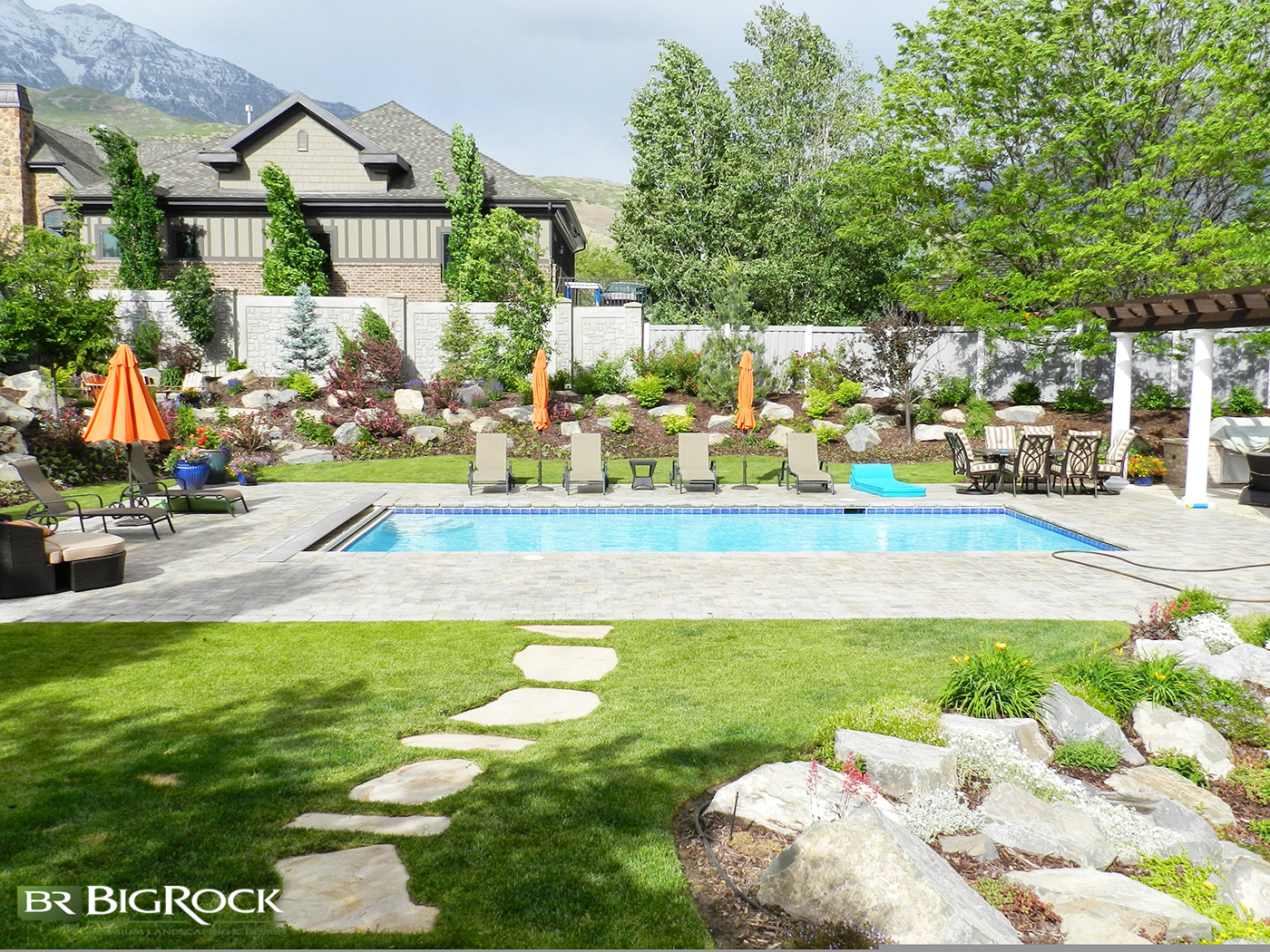 The Secret To Planting Shrubs Around Your Pool - Big Rock Landscaping